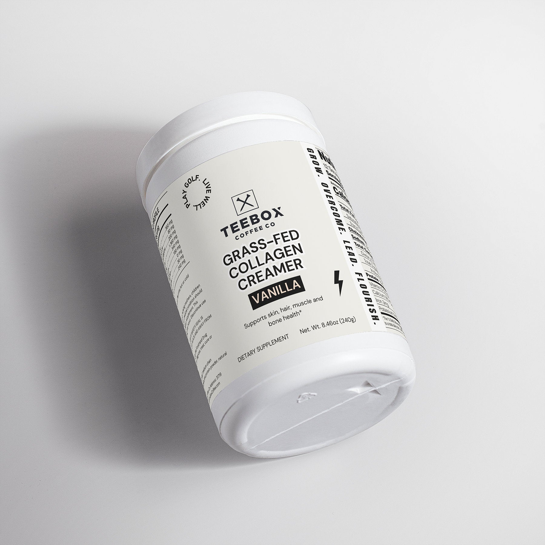 Grass-Fed Collagen Creamer (Vanilla) – TeeBox Coffee Co